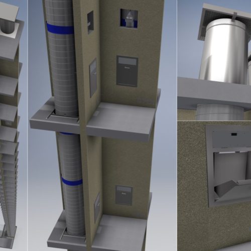 Trash Chutes - Waste Handling | Reaction Distributing Canada